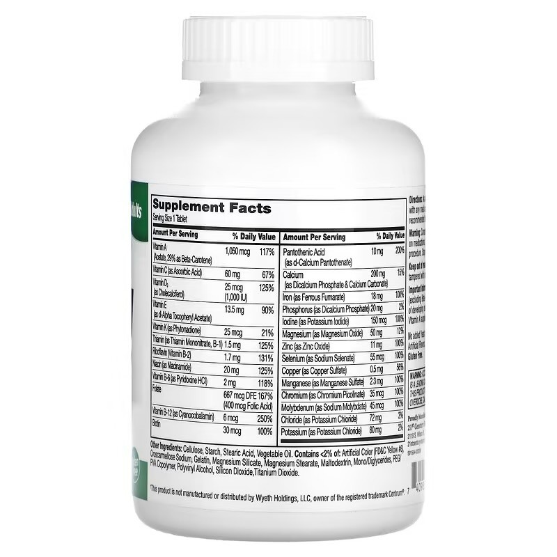Sentry, Adults Multivitamin & Multimineral Supplement, 300 Tablets